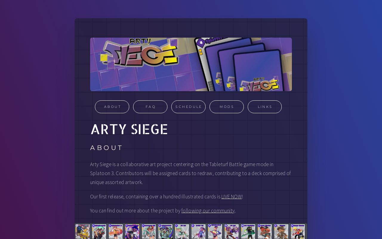 Arty Siege: Table Turf Project